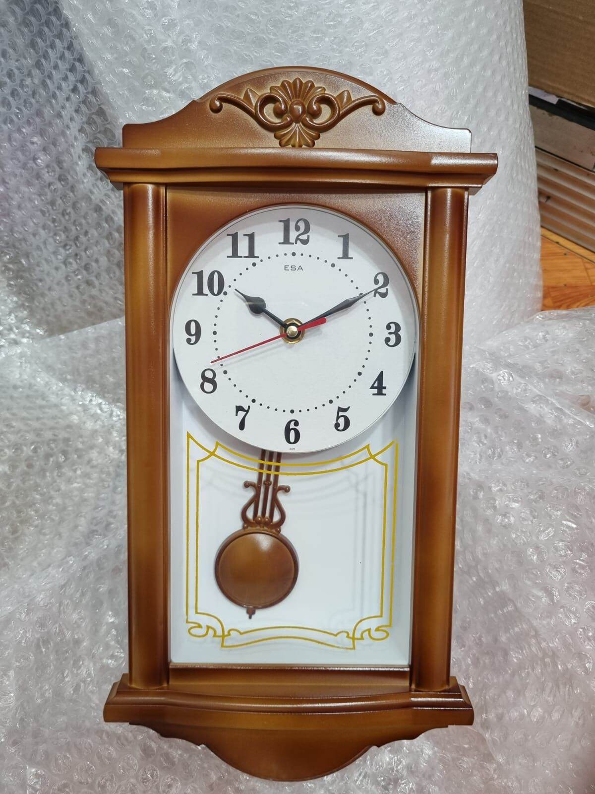 jam dinding bandul dan bunyi perjam klasik lucu esa | Lazada Indonesia