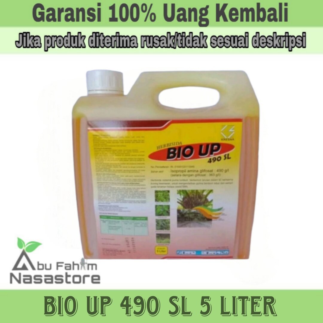 Herbisida Sistemik Bio Up 490 SL 5 Liter/Pestisida Pembasmi Rumput ...