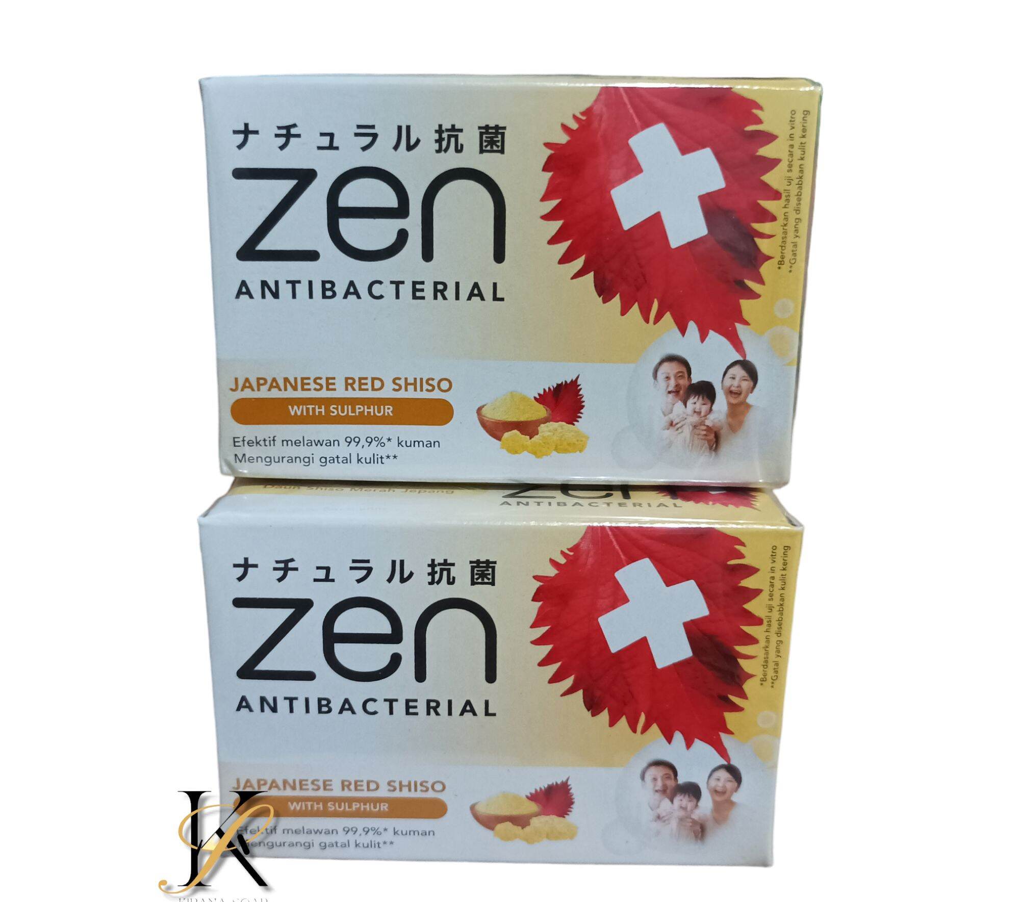 PAKET 3 PCS Sabun ZEN Anti Bacterial Bar Soap / Sabun Mandi Batang ZEN ...
