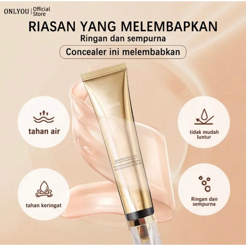 Only You Foundation dengan kandungan skincare, tahan lama,transferprof ...