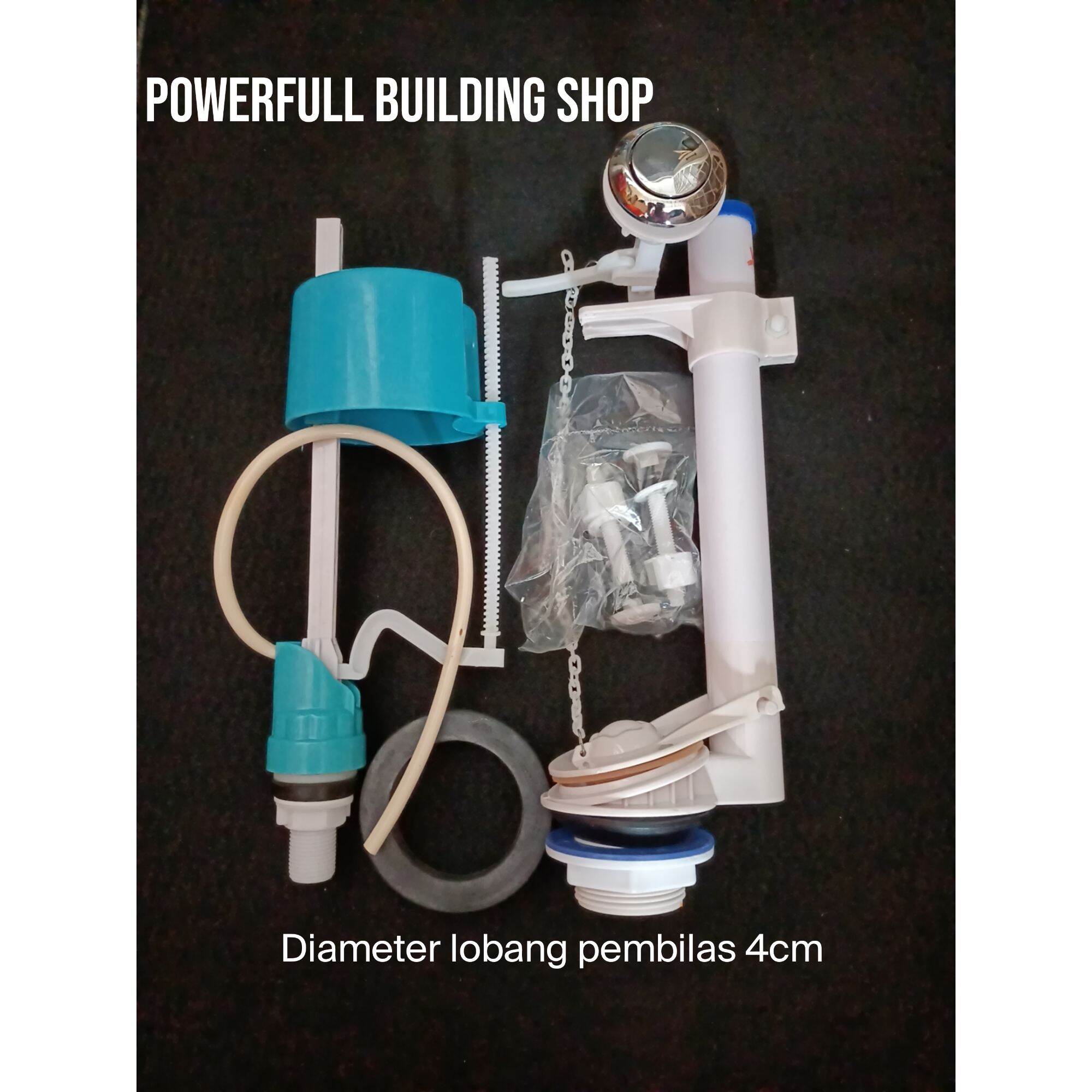 pelampung dalaman kloset duduk pencet atas single flush / spare part ...