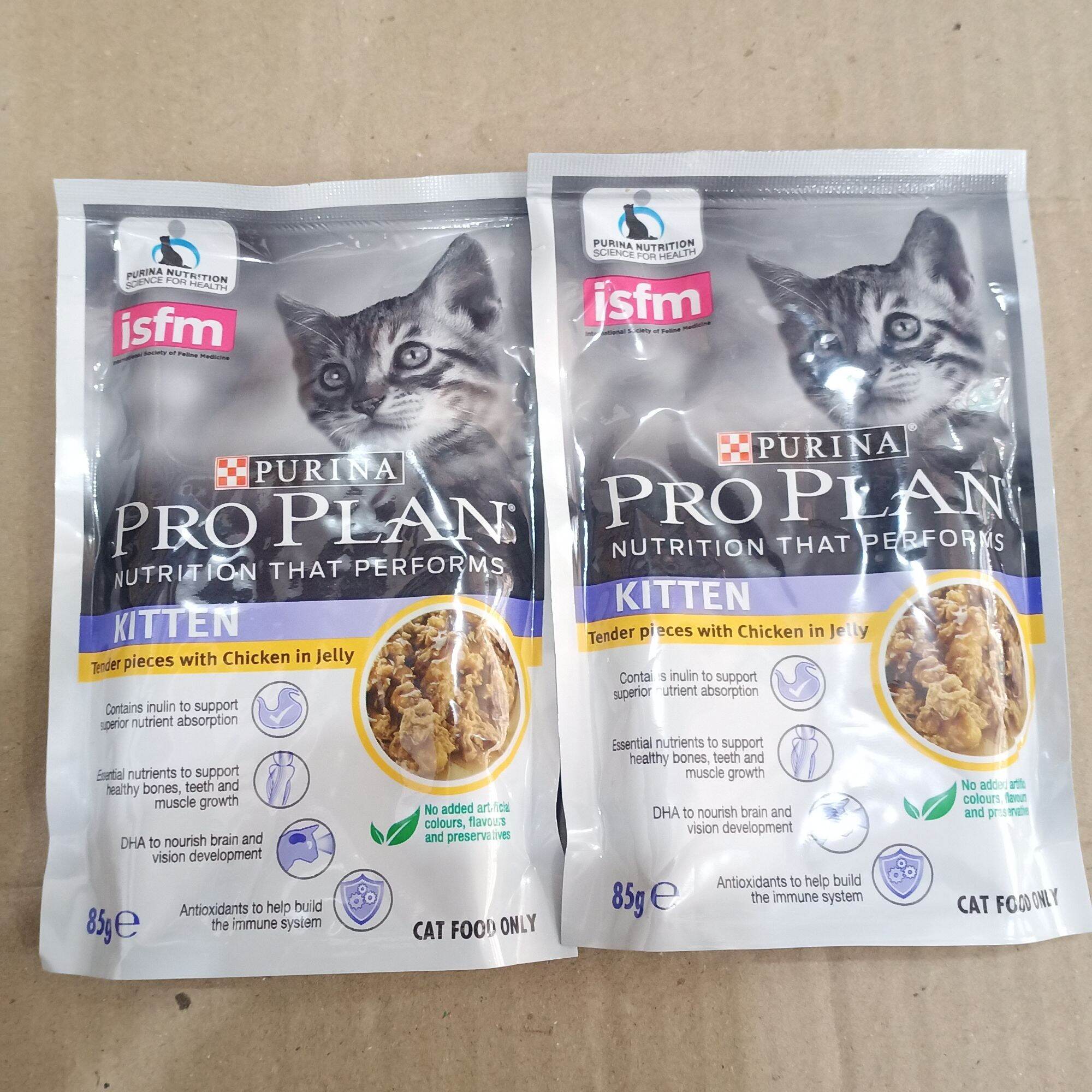 proplan sachet kitten chicken 85 gr - wet food pro plan | Lazada Indonesia