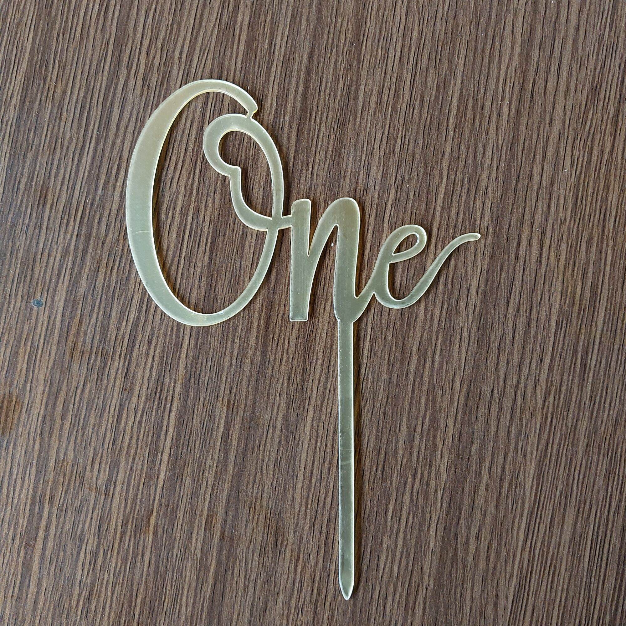 cake topper one/topper kue ulang tahun one/cake topper baby born/cake ...