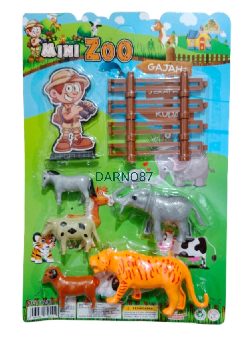 MAINAN MINI ZOO / KEBUN BINATANG MINI OCT 1200 | Lazada Indonesia