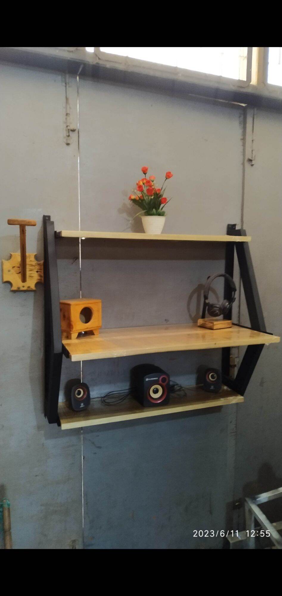 breaket meja belajar, besi penyangga meja dinding meja computer meja ...