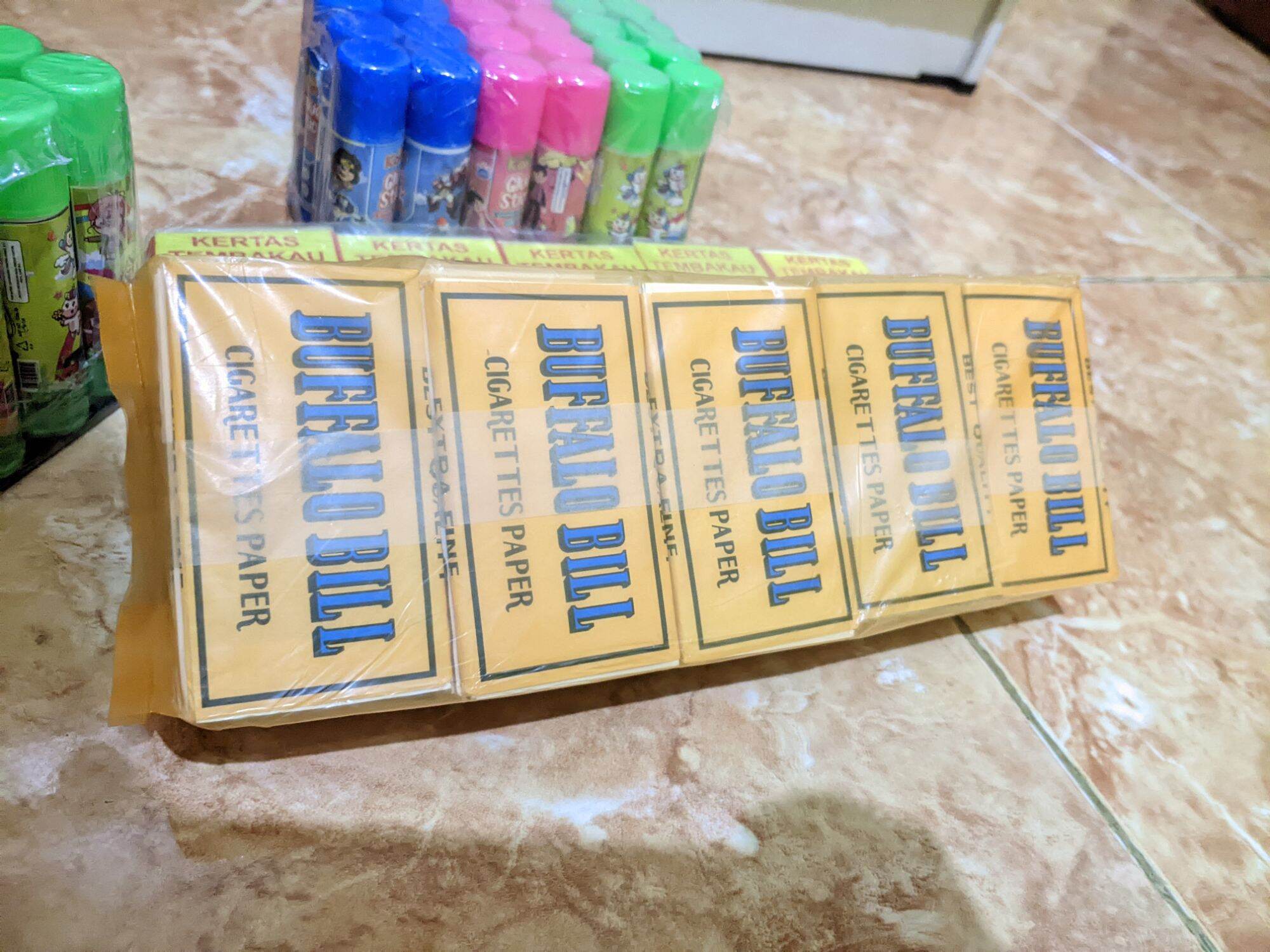 KERTAS PAPER BUFFALO BILL CIGARETES PAPER 1 IKAT ISI 10 PCS PER 1PCS ...