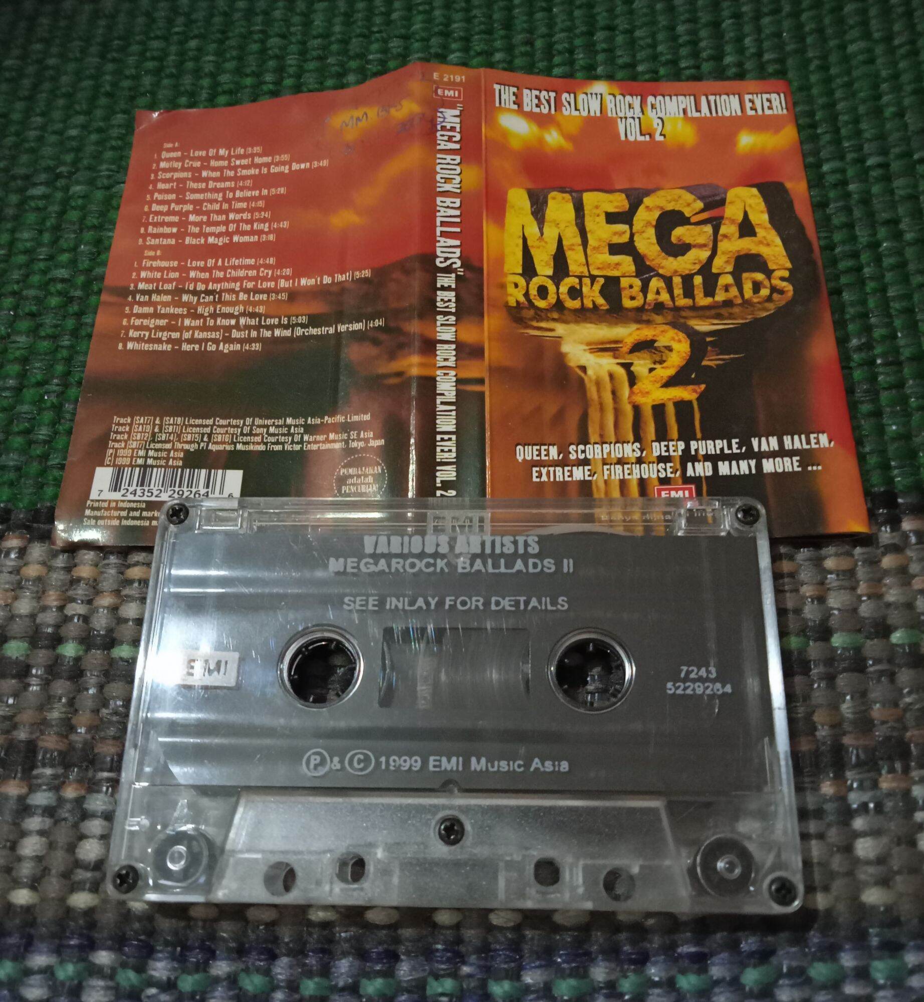 Kaset pita Mega Rock Ballads 2 | Lazada Indonesia