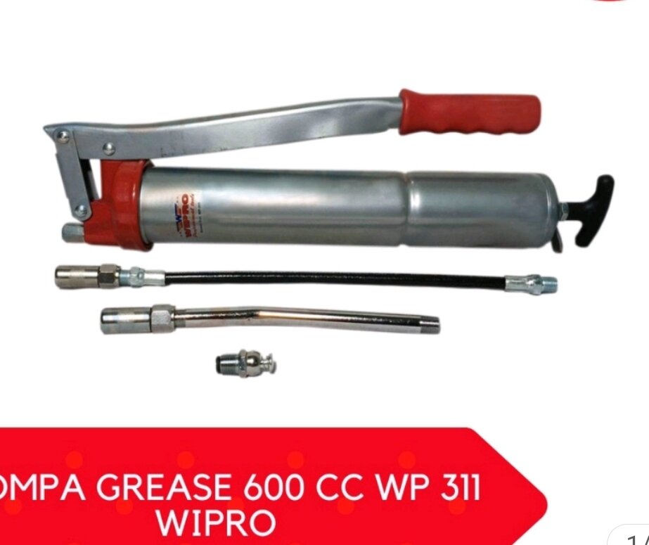 hand grease gun wipro 600cc pompa gemuk manual | Lazada Indonesia