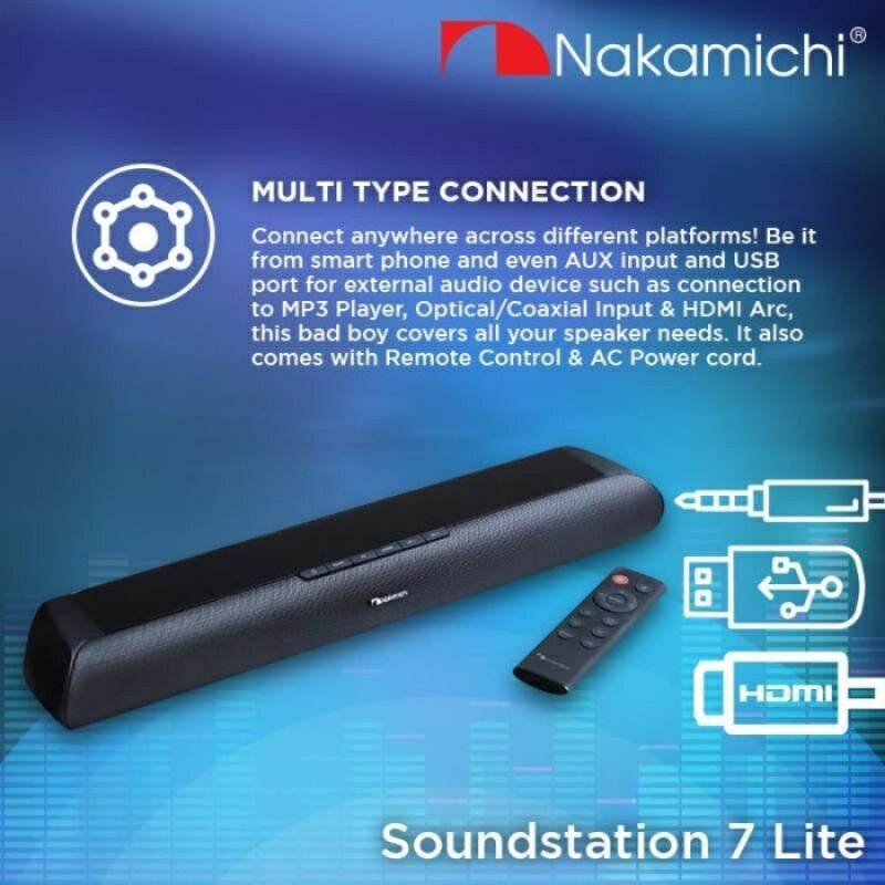 Nakamichi Soundstation 7 Lite Soundbar Audio Wireless Speaker | Lazada ...