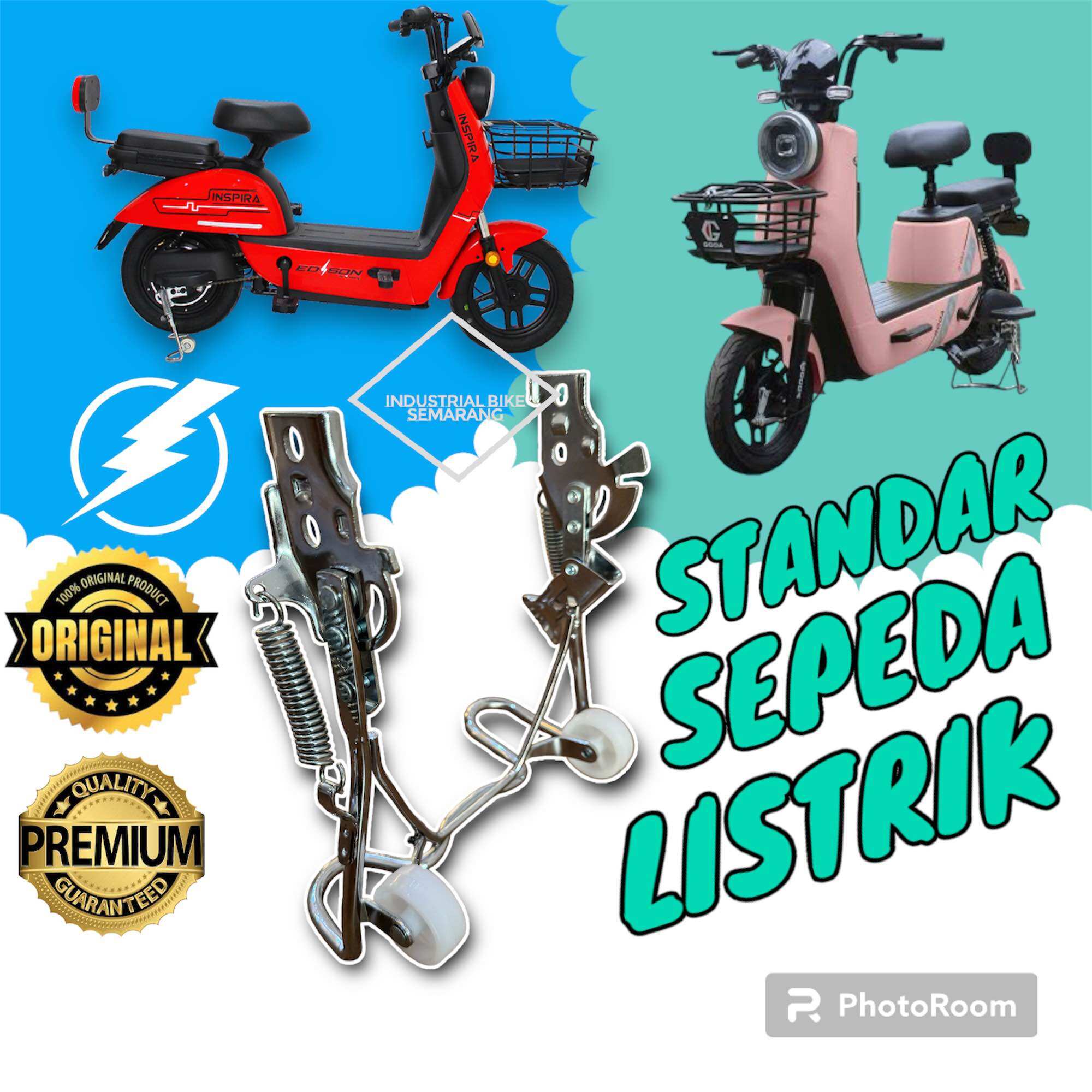 Standar Sepeda Listrik Standart Selis Ukuran Roda 14 Dan 16 inch Jagul ...