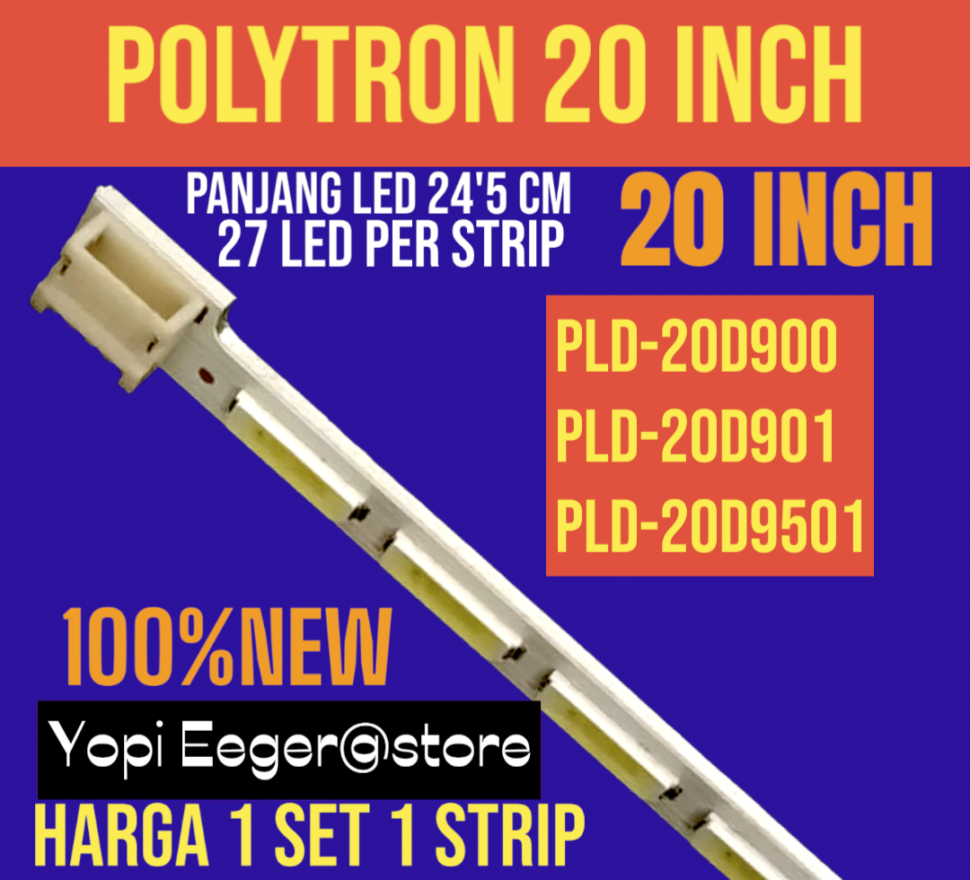BACKLIGHT TV LCD LED POLYTRON 20 INCH PLD 20D900- PLD 20D901- PLD ...