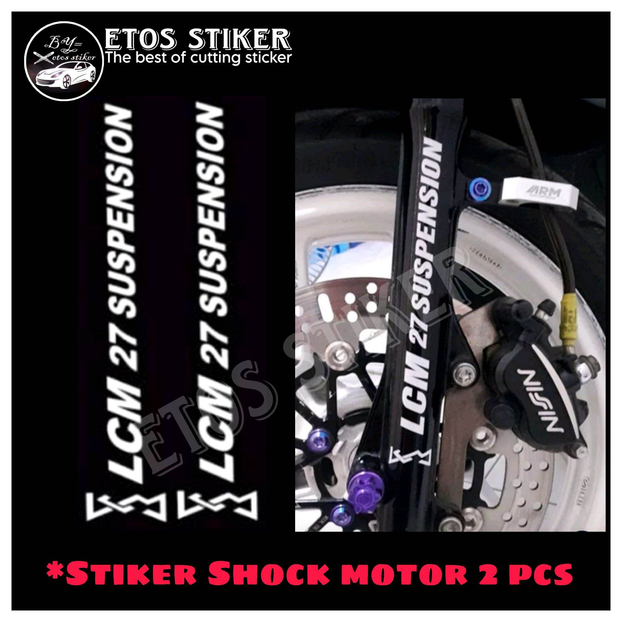 Stiker Shock Motor LCM Suspension 2 pcs Stiker motor | Lazada Indonesia
