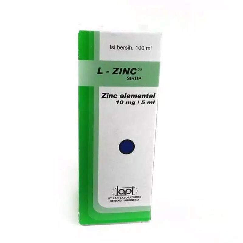L Zinc sirup untuk diare anak 100ml per botol | Lazada Indonesia