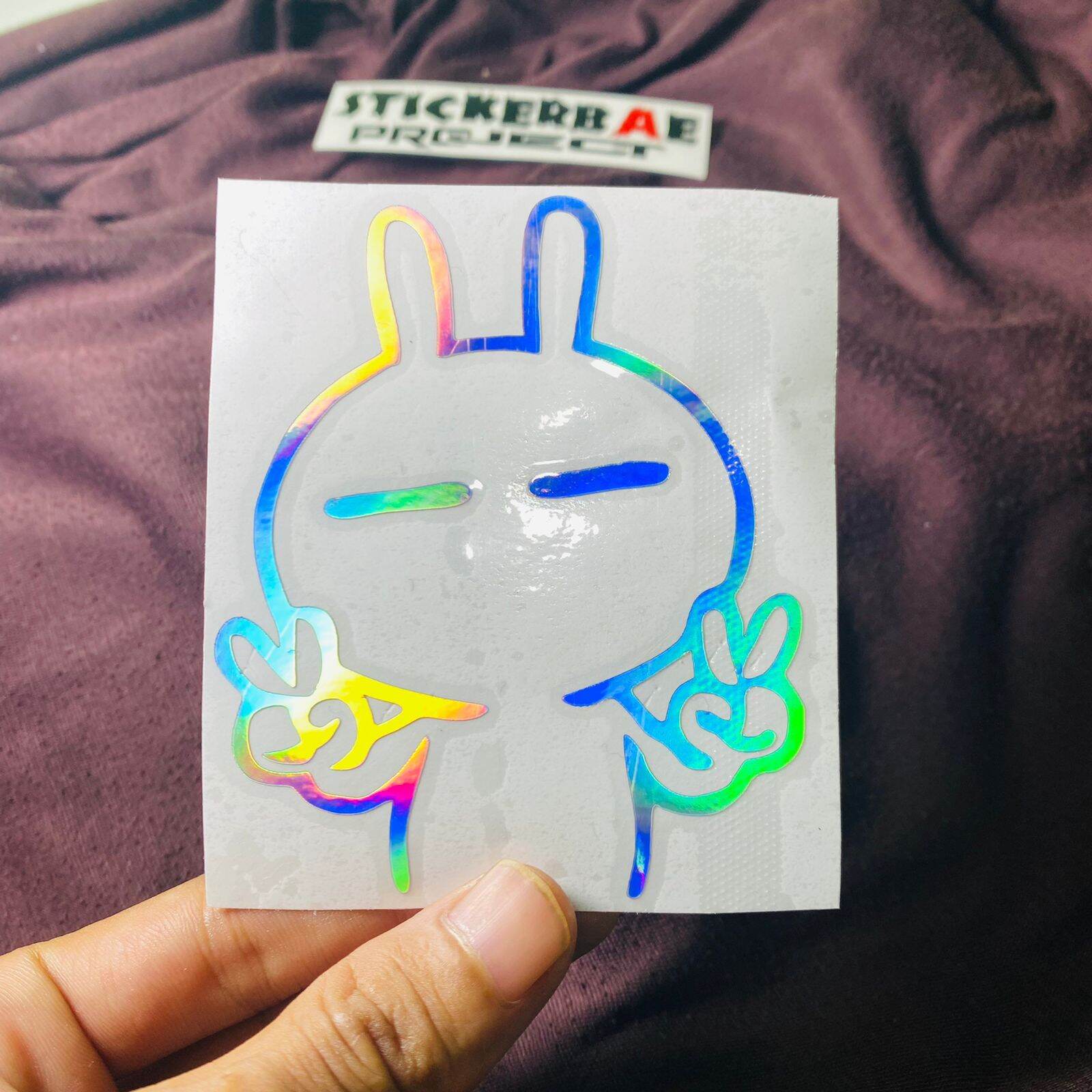 Stiker emot peace sticker buat motor helm hp dll cutting sticker ...