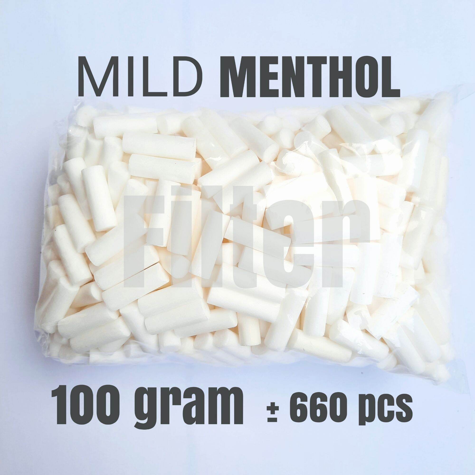 FILTER MILD MENTOL 100GRAM (BENANG HIJAU ATAU PUTIH ATAU SEMPROT ...