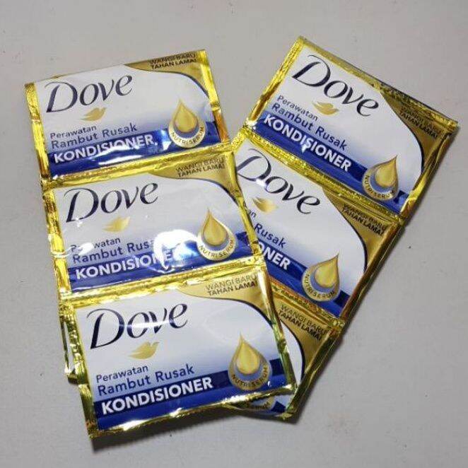 KONDISIONER DOVE 12'S/ 1 RENCENG ISI 12 SACHET SS Dove Conditioner ...