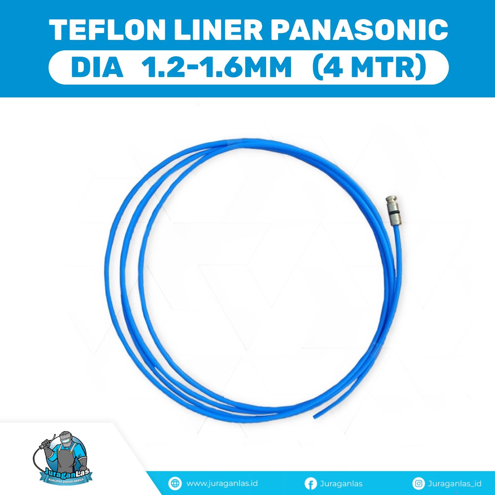 Teflon Liner Panasonic type diameter 1.2-1.6mm Panjang 4 meter | Lazada ...