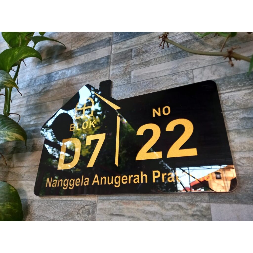 custom nomor rumah akrilik | Lazada Indonesia