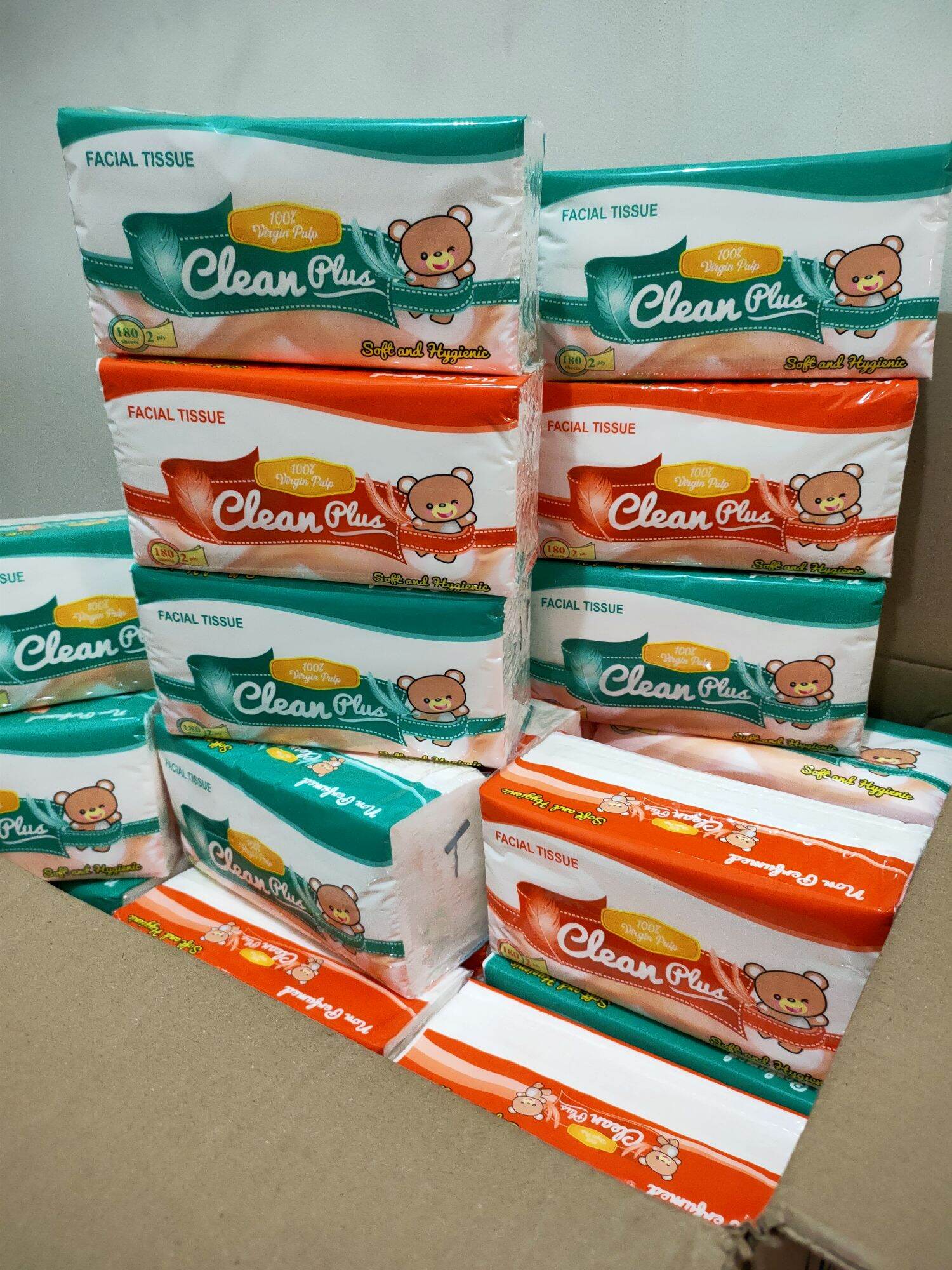 paket 3 pcs tissue tisu clean plus 180 sheet | Lazada Indonesia