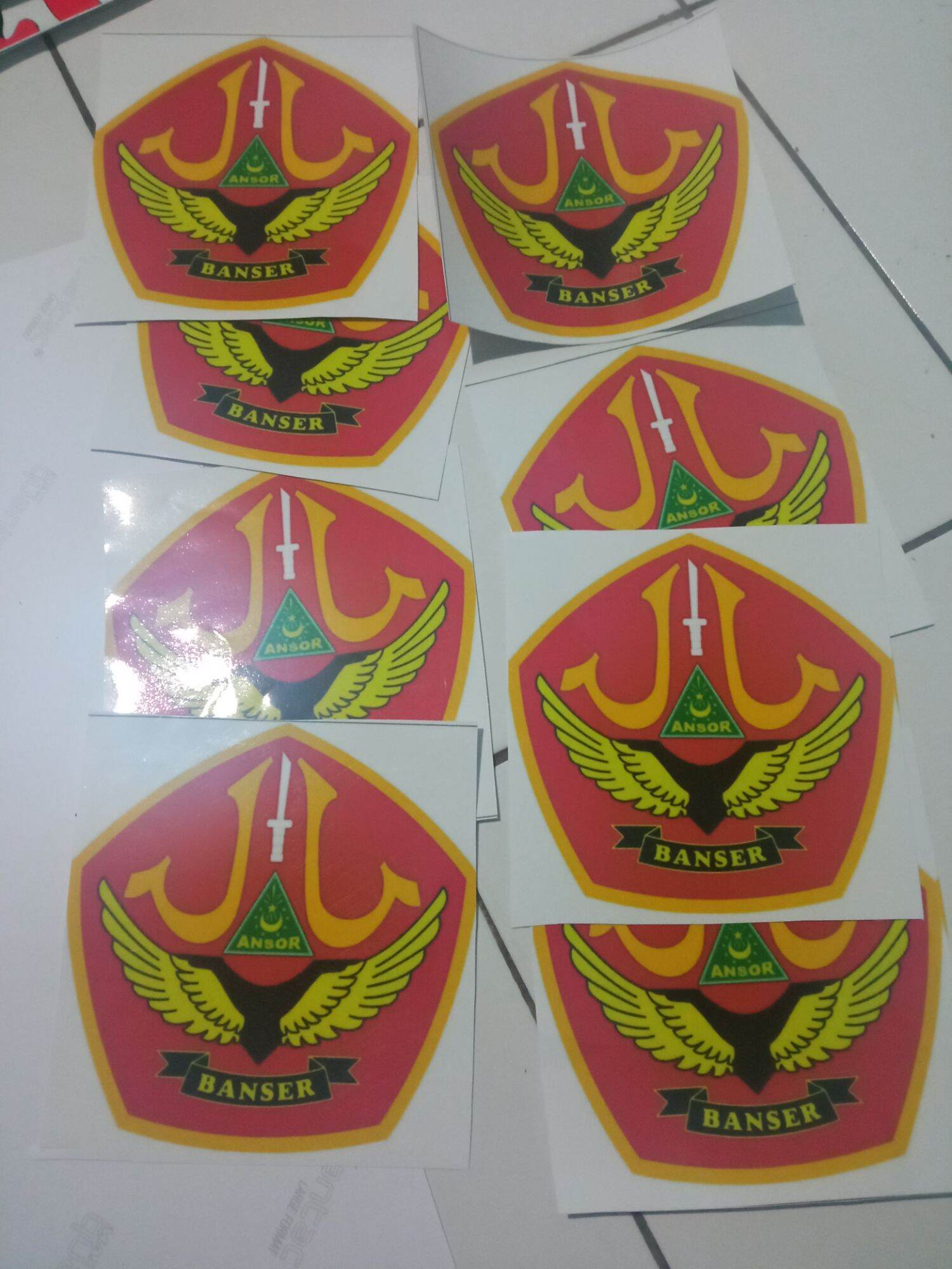 Stiker logo Banser isi 8pcs Uk15cm | Lazada Indonesia