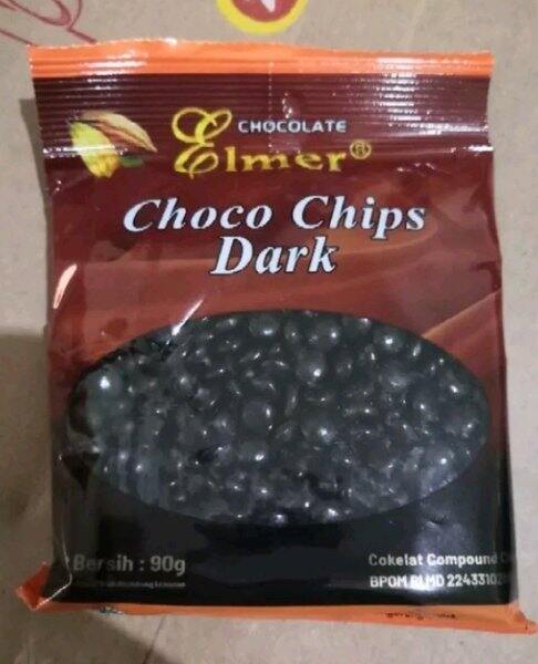 CHOCO CHIPS ELMER SACHET 90GR DARK CHOCOLATE | Lazada Indonesia