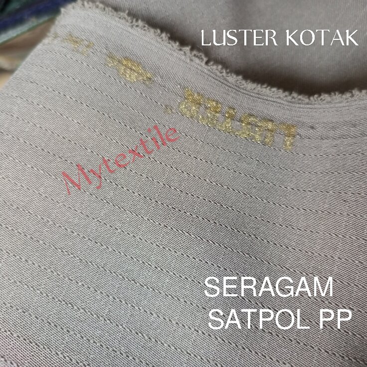 kain seragam Satpol PP Luster kotak | Lazada Indonesia