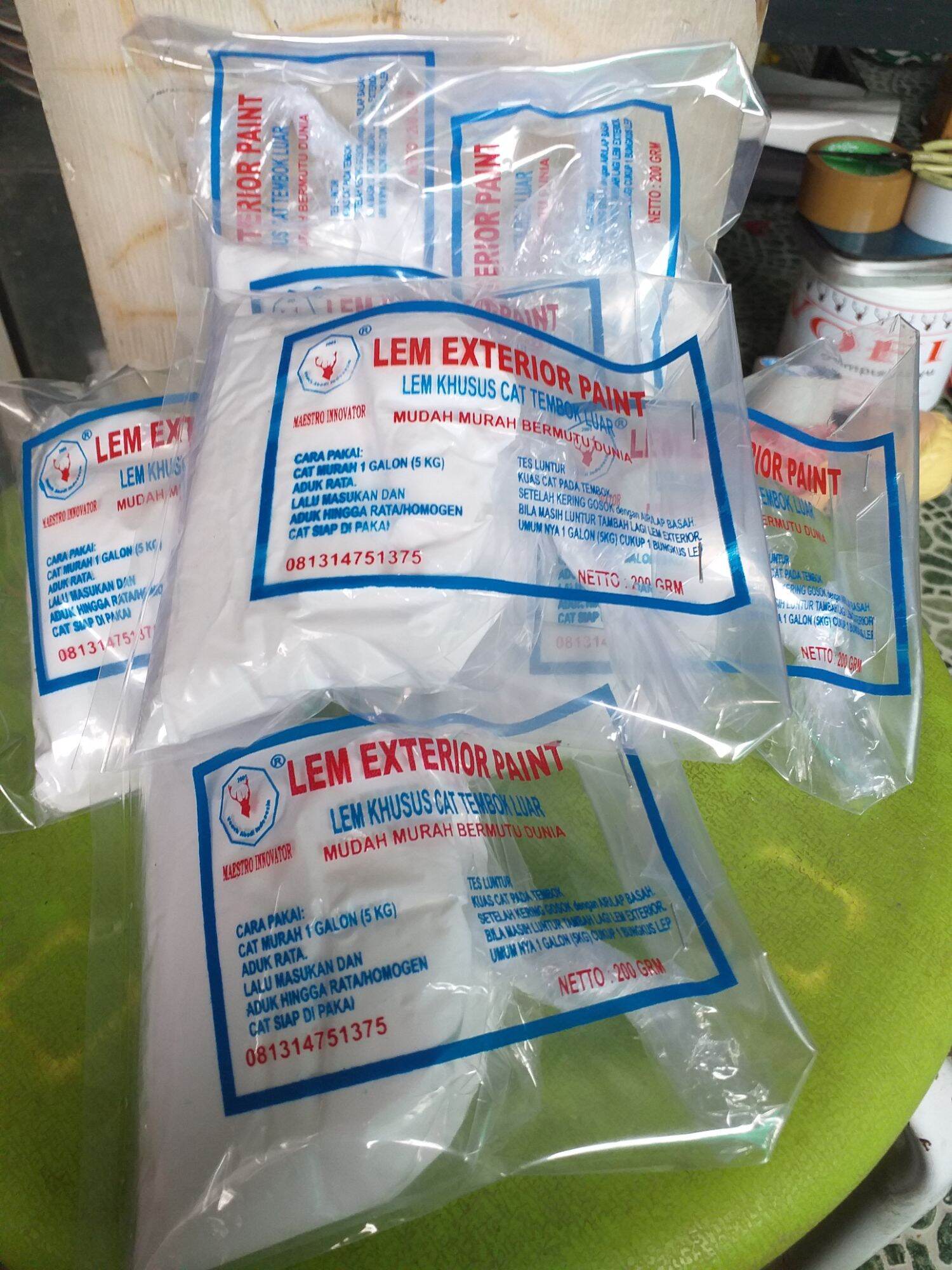 LEM CAT TEMBOK LUAR EXTERIOR PAINT | Lazada Indonesia