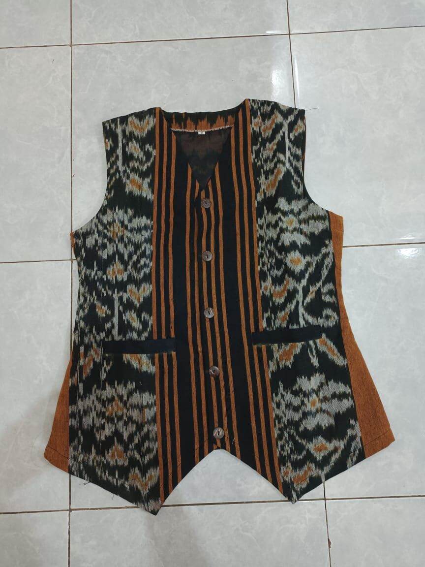 Rompi tenun - Fest tenun - tenun murah - blazer tenun | Lazada Indonesia