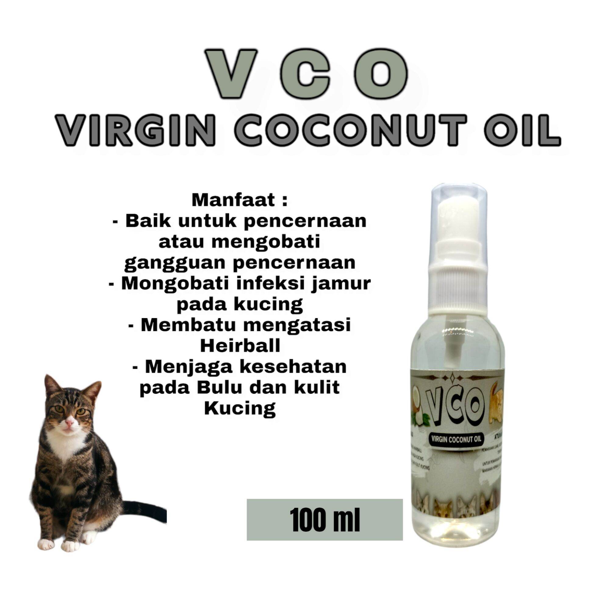 VIRGIN COCONUT OIL MINYAK VCO OBAT JAMUR KUCING KELINCI HAMSTER 100ML ...