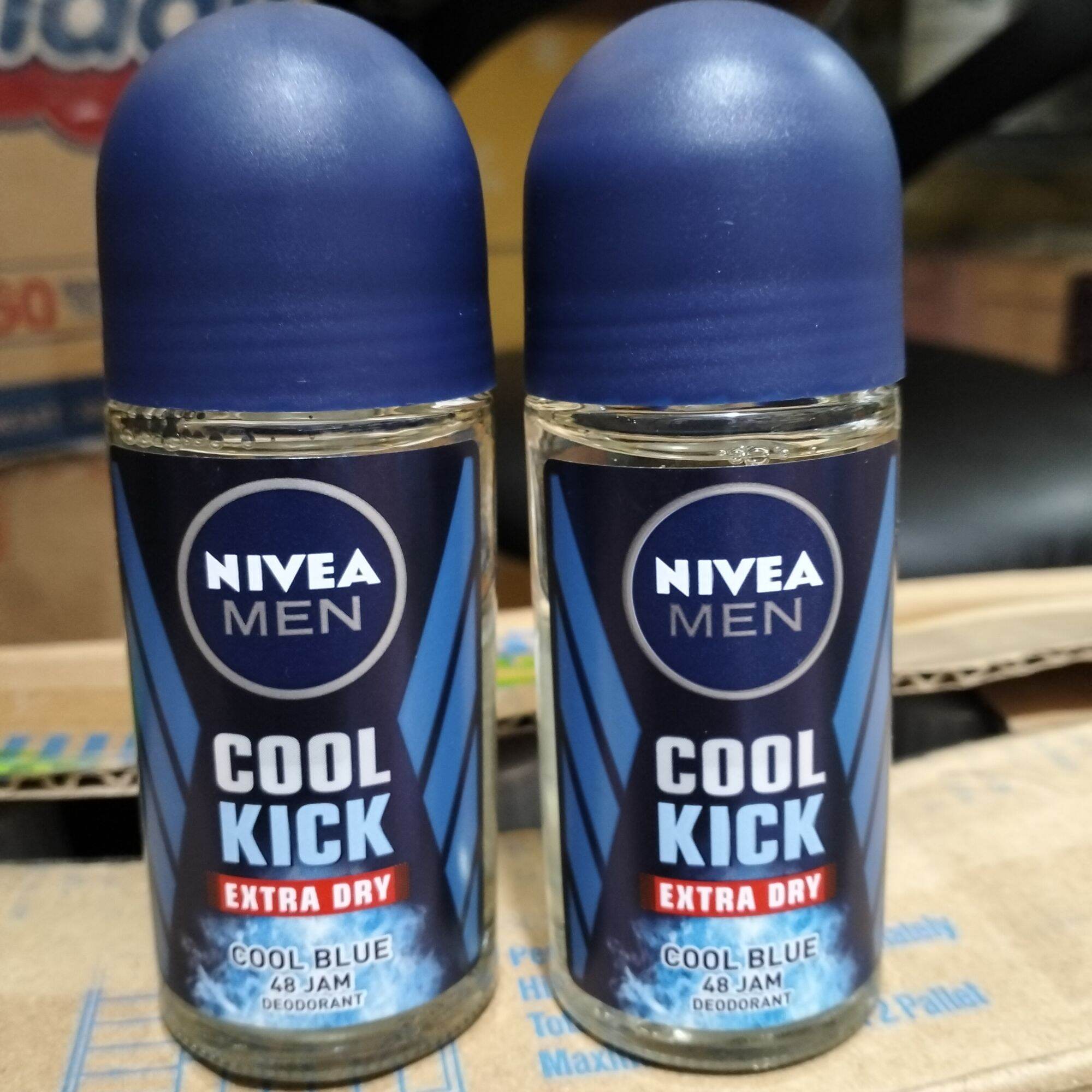 Nivea men deodorant cool kick 50ml cool blue | Lazada Indonesia