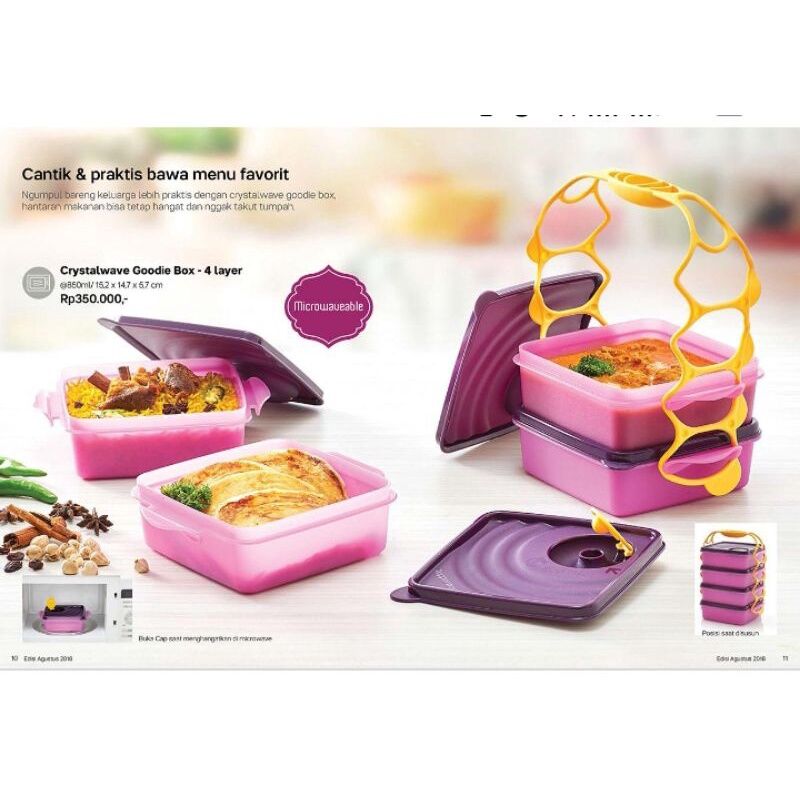 goodie box tupperware / rantang susun tupperware | Lazada Indonesia