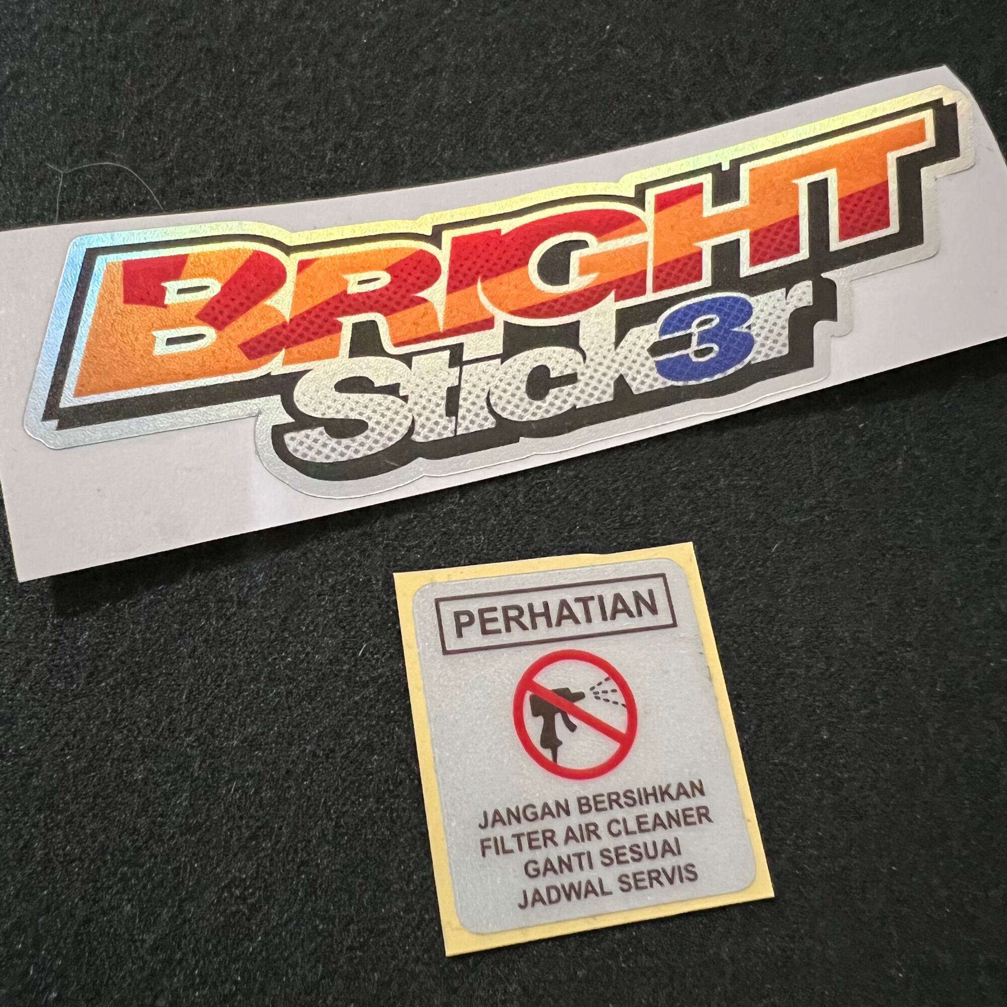 STICKER PERHATIAN FILTER AIR CLEANER PRINCUT | Lazada Indonesia