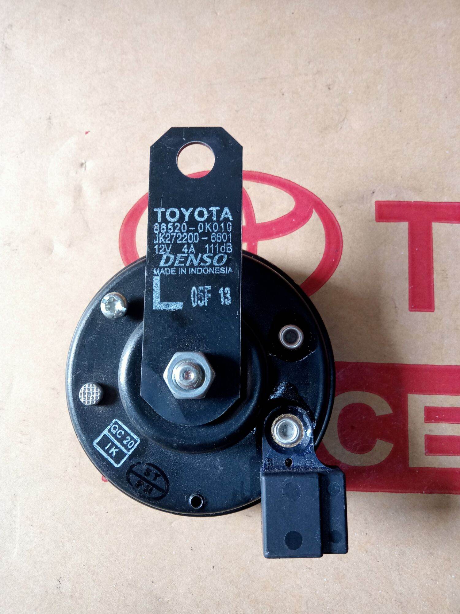 klakson disc 12 volt denso Innova Hilux Fortuner original | Lazada ...