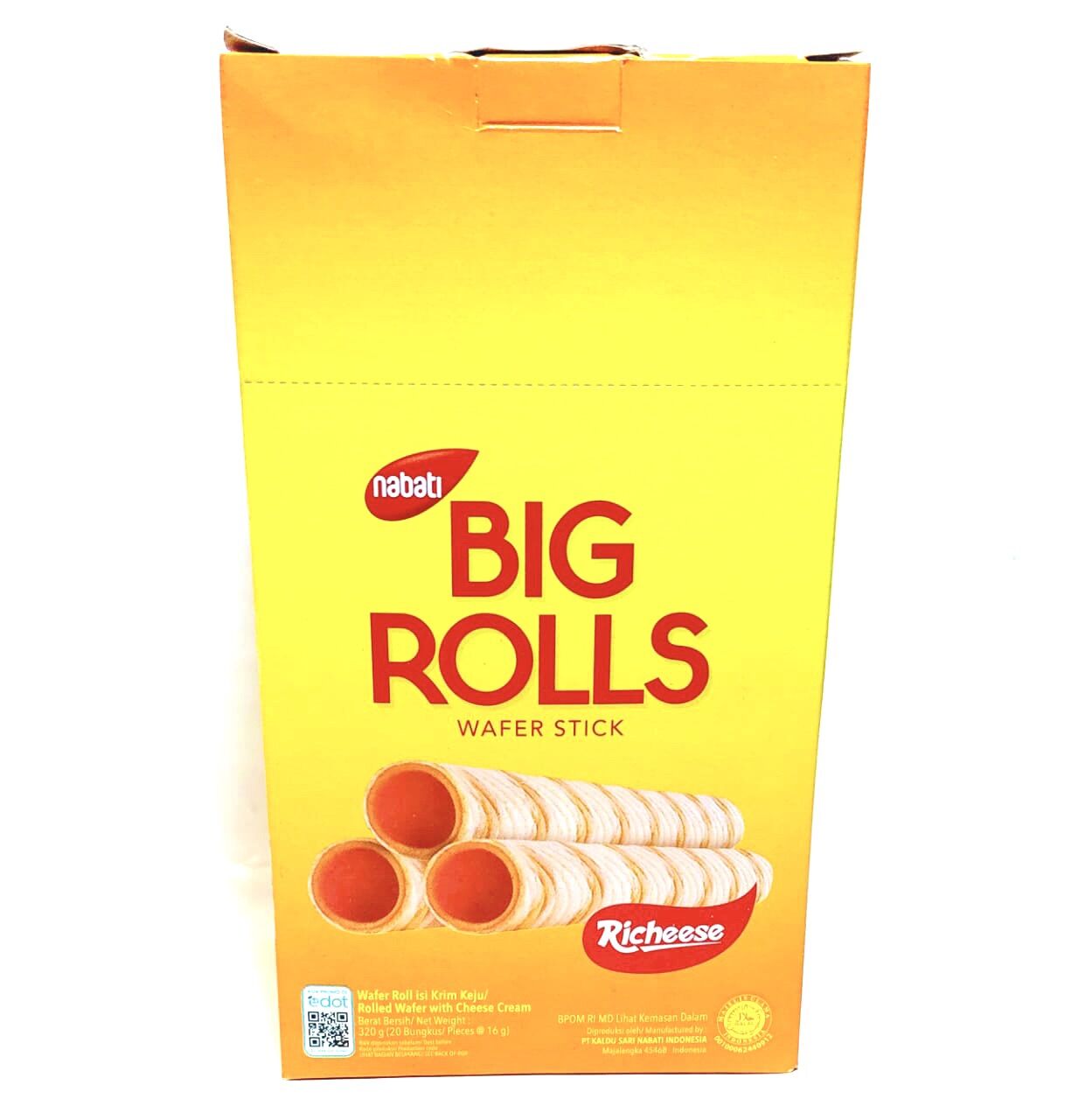 Nabati Big Rolls Wafer Stik Rasa Richeese Dan Rasa Richoco ( 20 pcs x ...