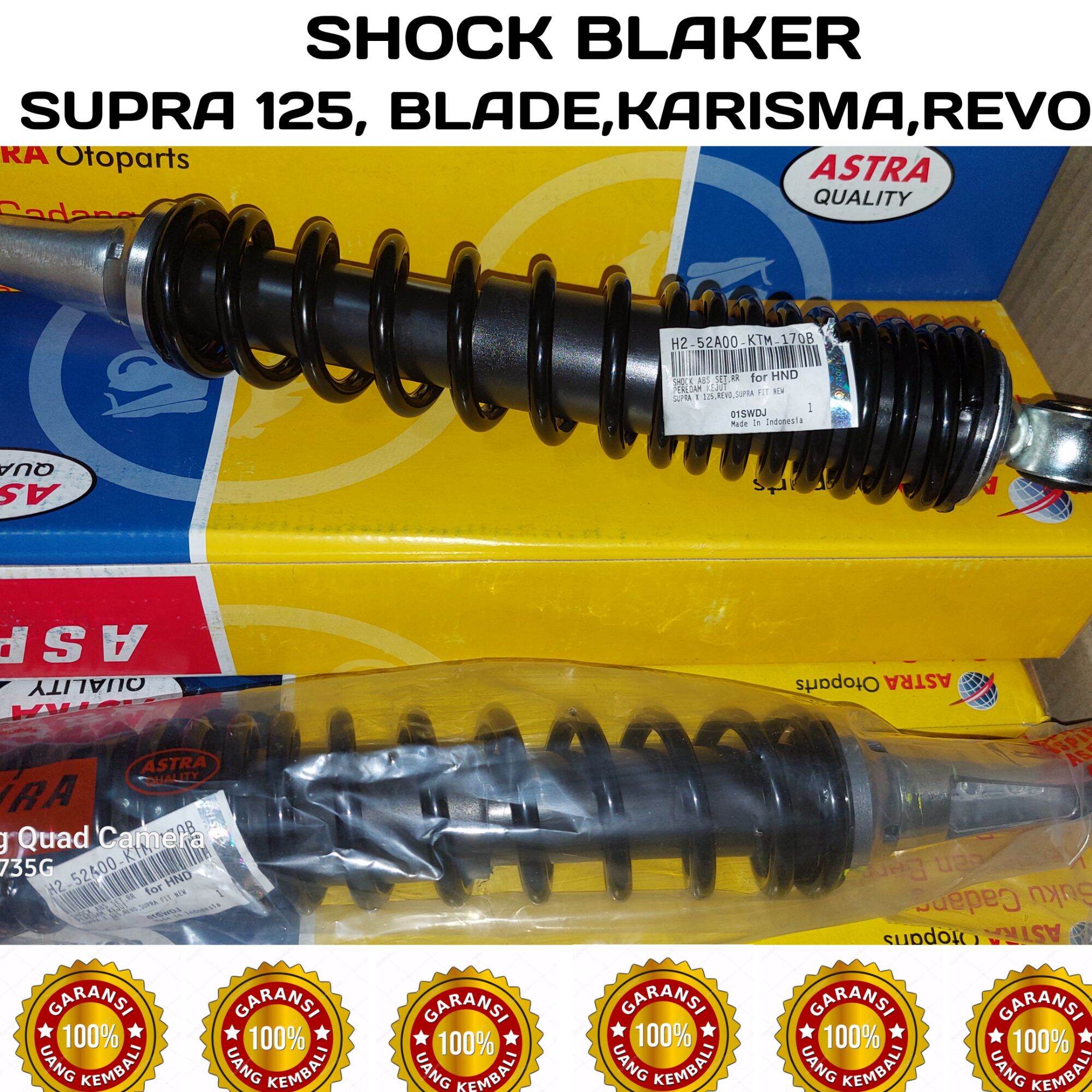 Shock Blaker Breakang Supra 125, Karisma, Blade 100% Original Aspira ...