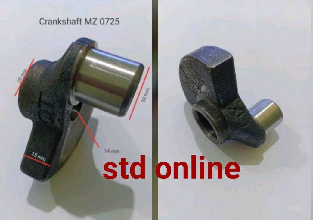 Crank shaft kompresor listrik MZ 0725 as kruk crankshaft | Lazada Indonesia