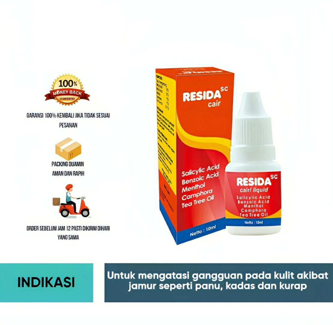 Resida cair pengganti kalpanak untuk panu kadas kurap kutu air dan ...