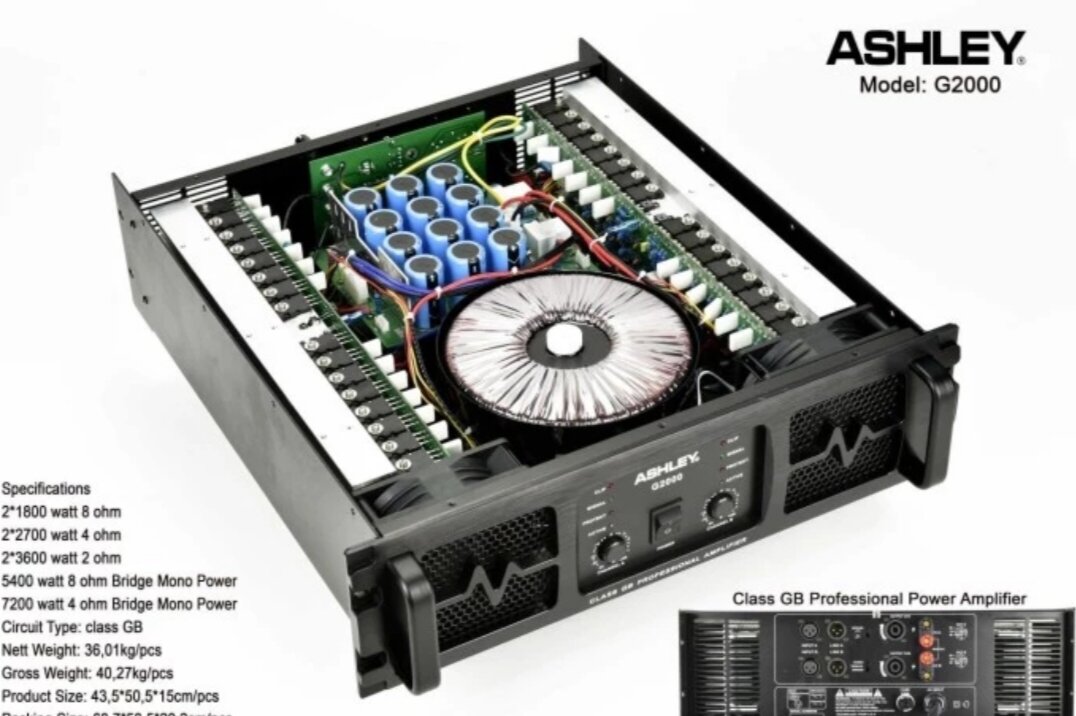 Power ashley g2000 power sound system ashley g 2000 power badak class ...