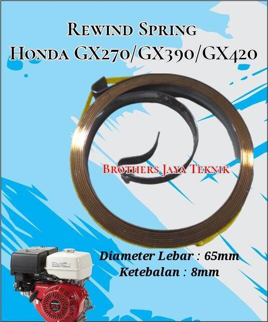 GX270 GX390 Spring Recoil Rewind Spring mesin penggerak Dan Genset ...