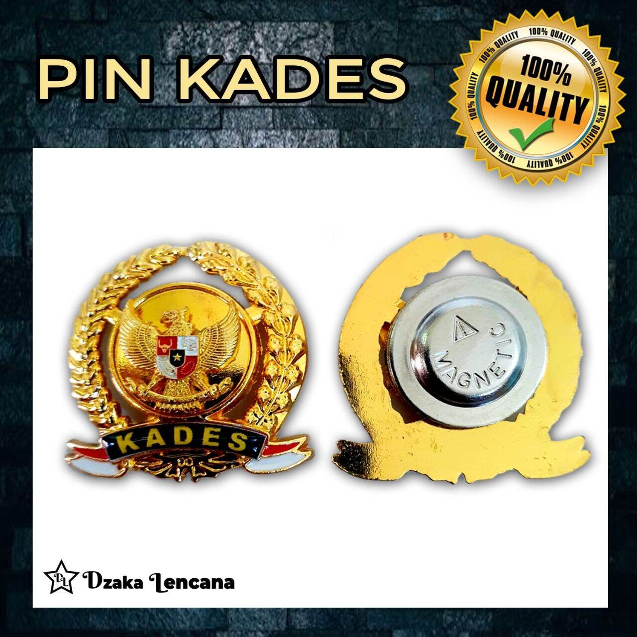 PIN LENCANA KEPALA DESA/PIN KADES | Lazada Indonesia