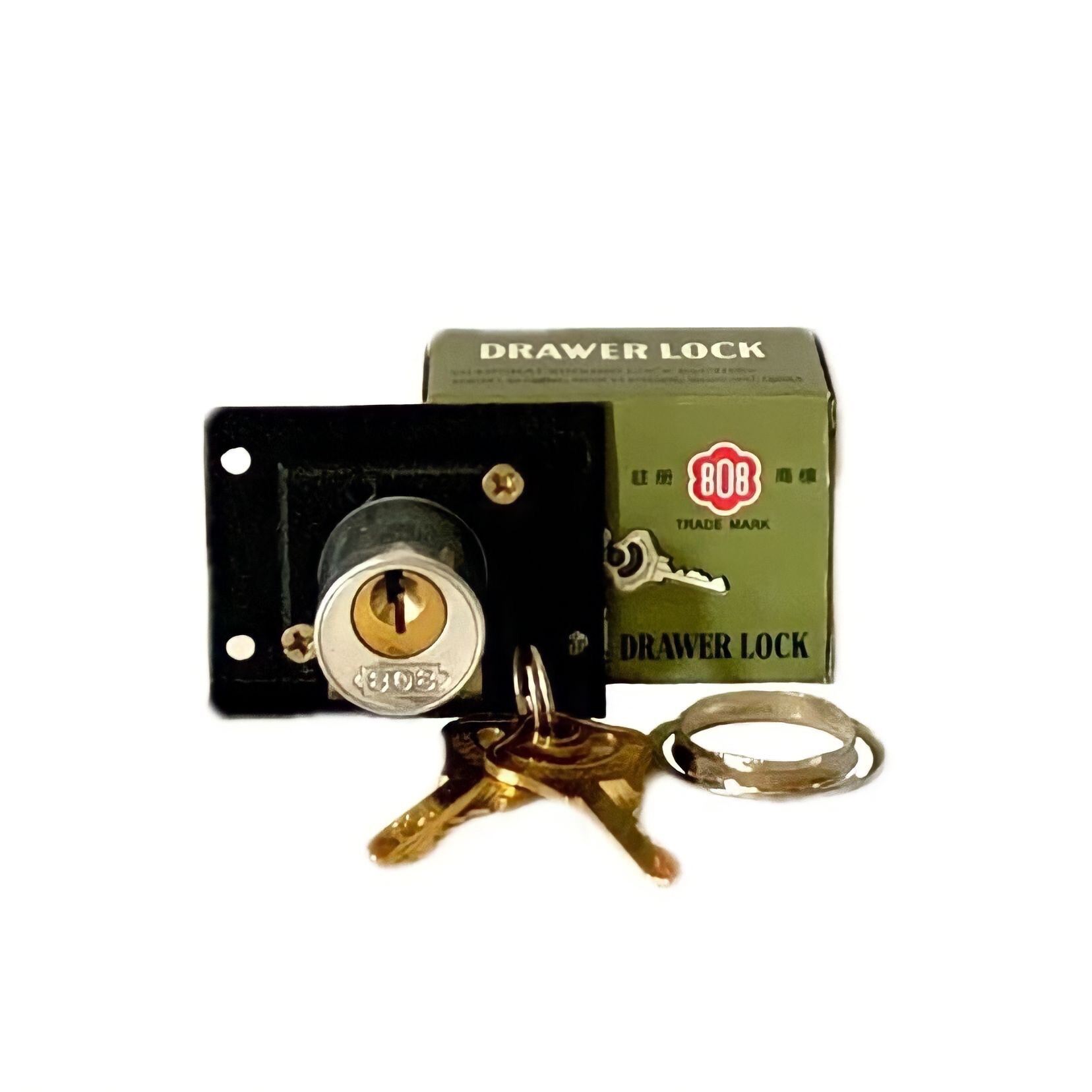 Kunci Laci 808 | Drawer Lock Anak Kunci 2 buah Lemari - Tanpa Sekrup ...