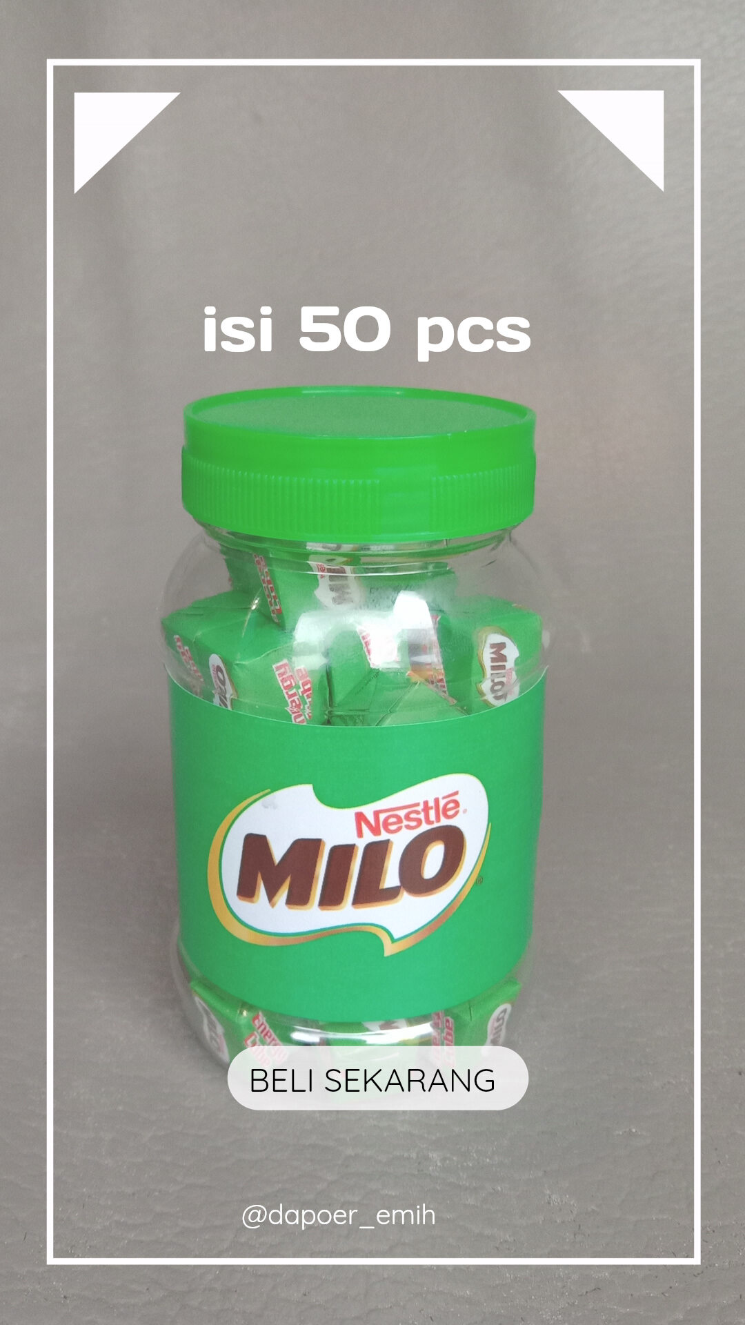 COD - Milo cube isi 50 pcs toples | Lazada Indonesia