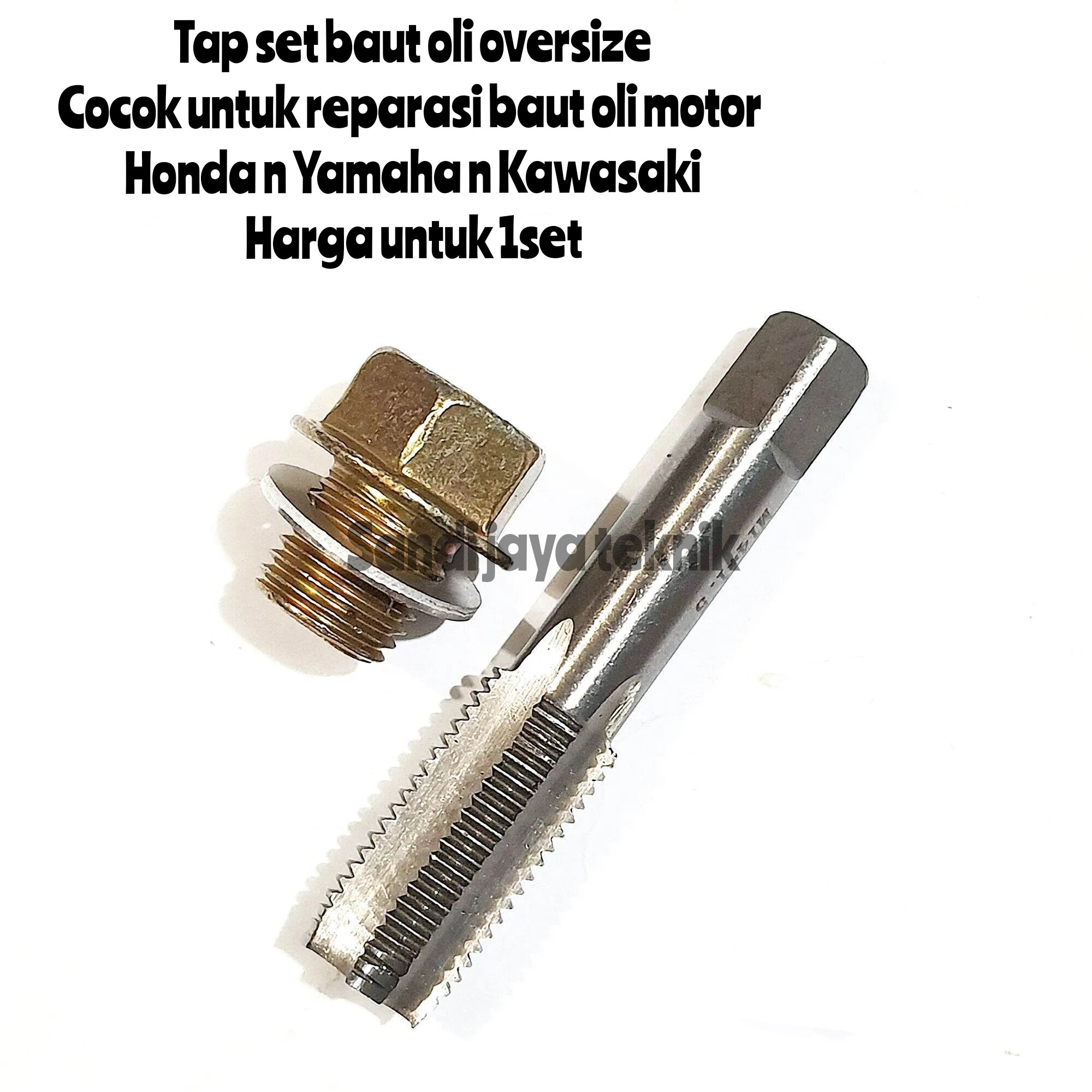 tap baut oli oversize motor set baut 19 kunci 17 Tap M14x1.5 SKC cocok ...