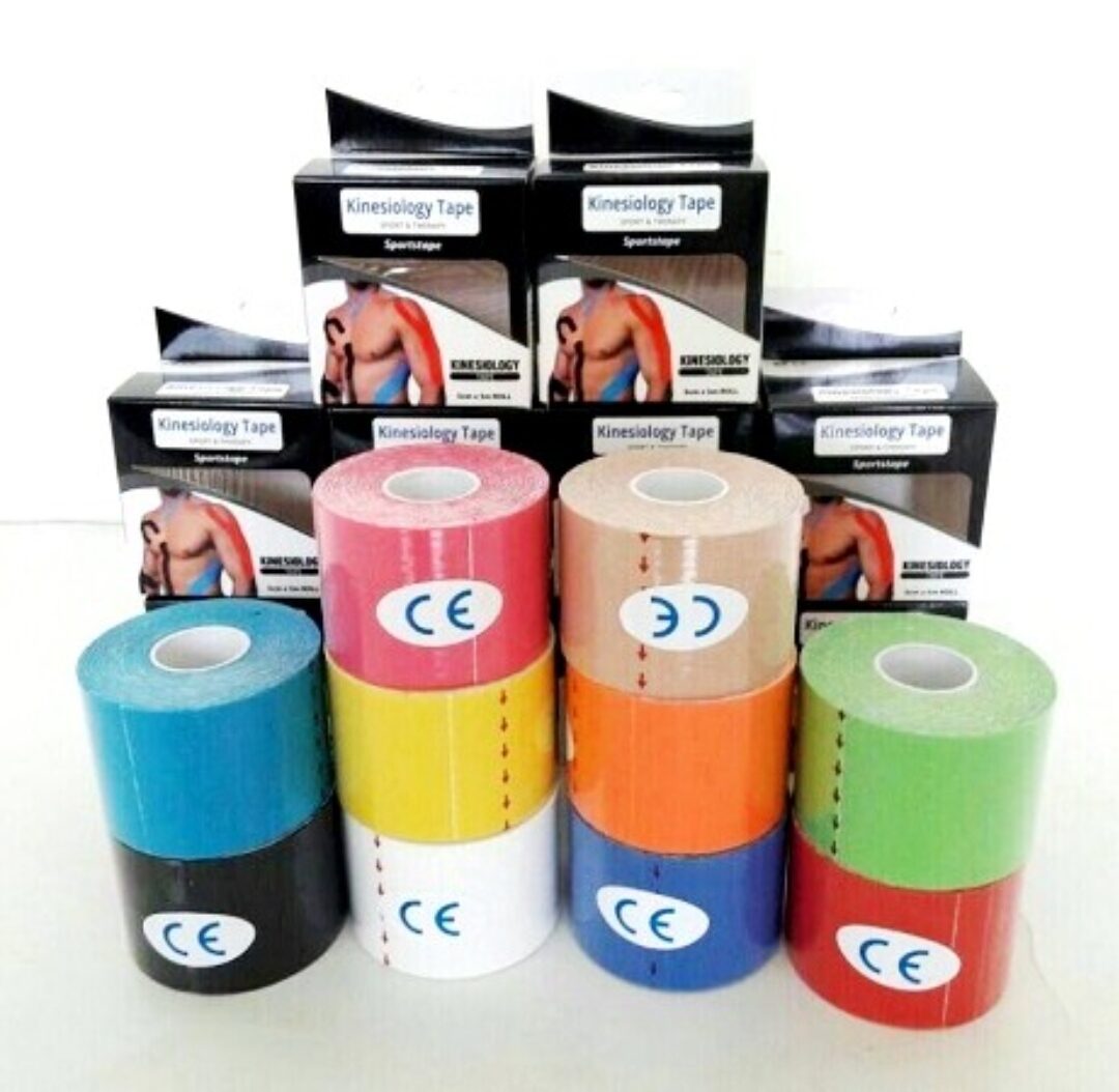 KINESIO TAPE SPORT PLASTER OTOT 5 CM X 5 M SEPAKBOLA FUTSAL ORIGINAL ...