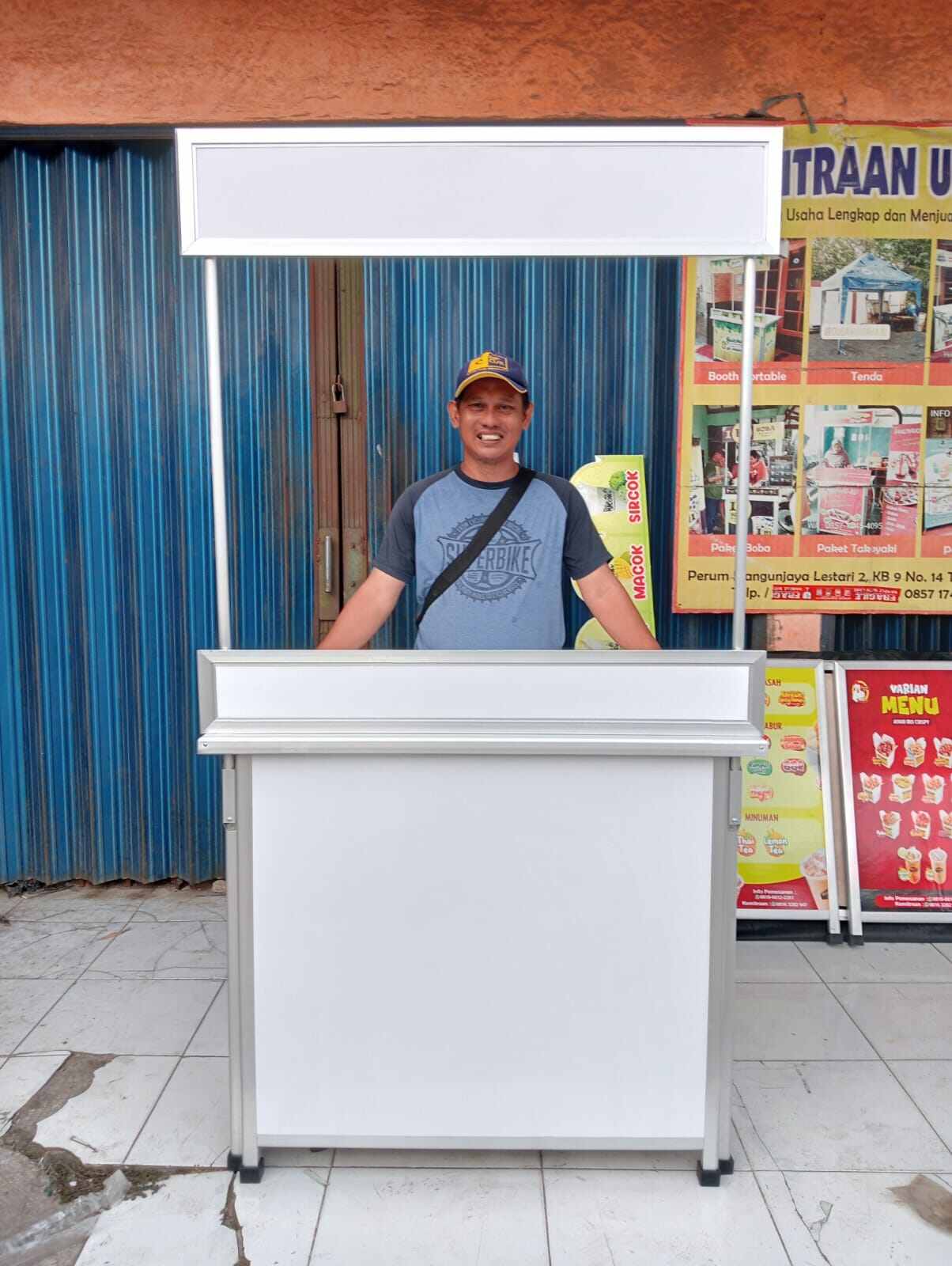 PRE ORDER Booth Portable / Meja Promosi / Meja Jualan Bongkar Pasang ...