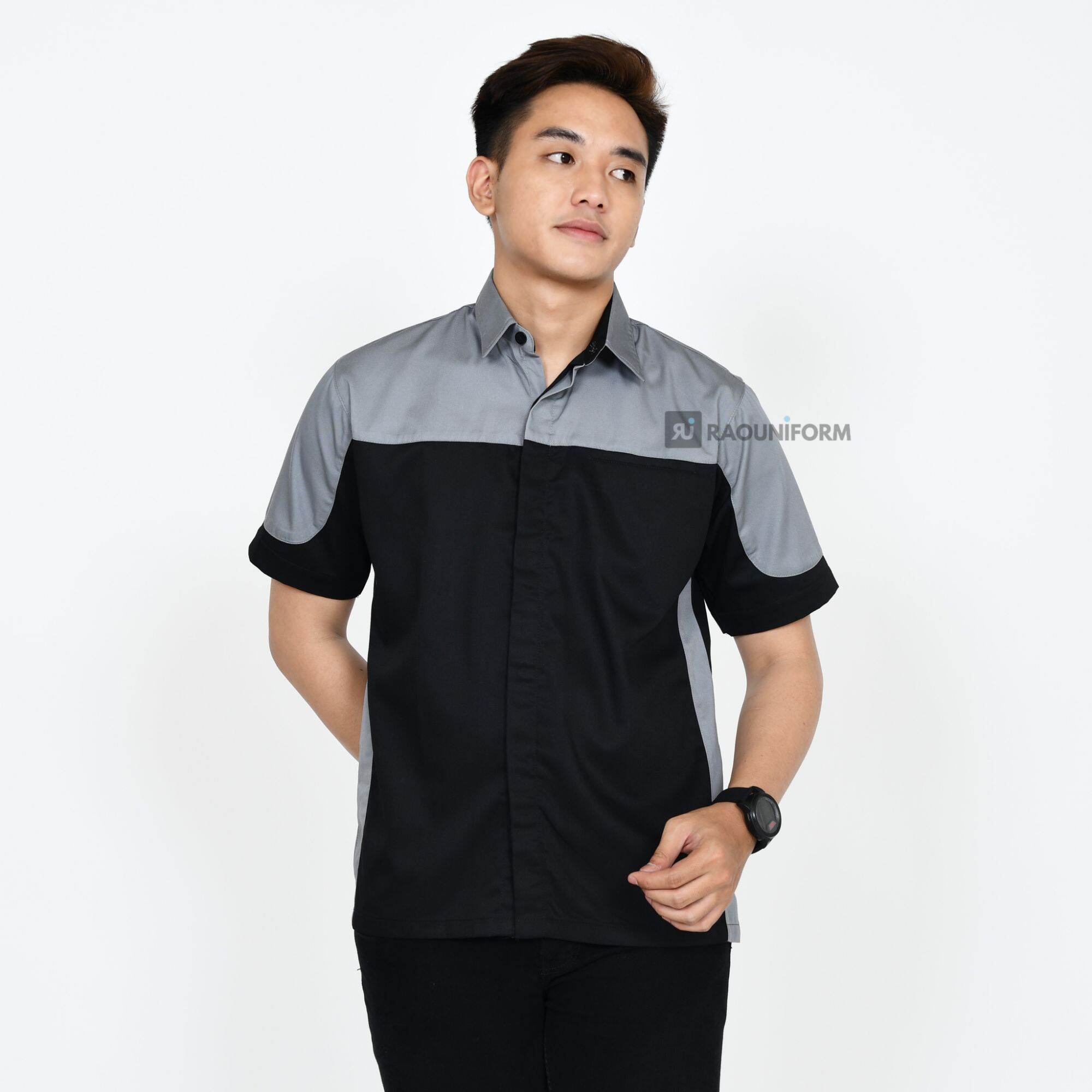 Seragam kerja pabrik/Baju seragam mekanik/Kemeja kerja office/Seragam ...