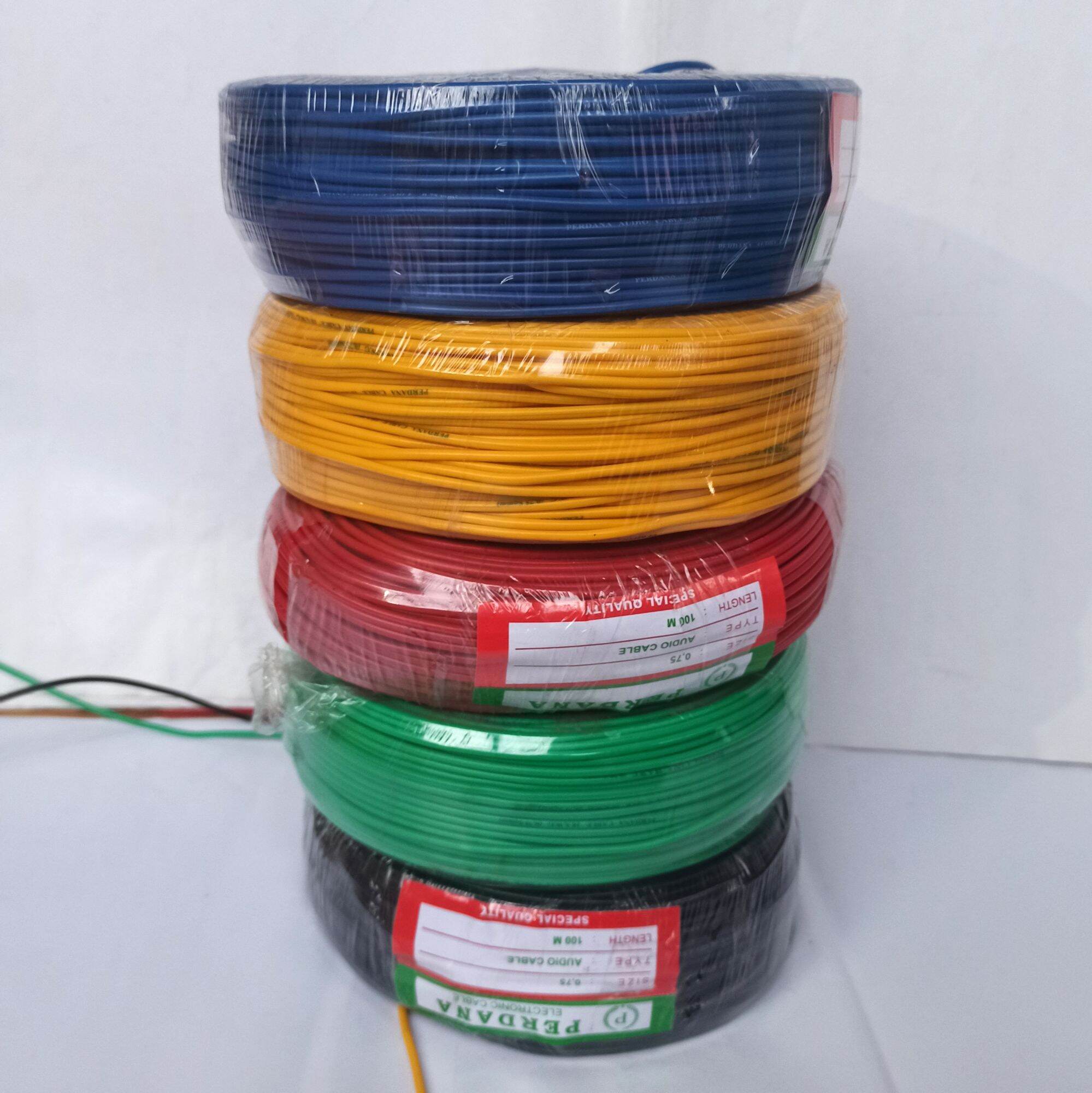 Kabel Listrik Kabel Serabut 0.75mm 18 AWG Per Meter | Lazada Indonesia