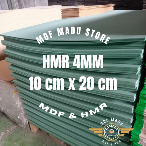 Papan mdf hmr tebal 4mm ukuran 10x20cm | Lazada Indonesia