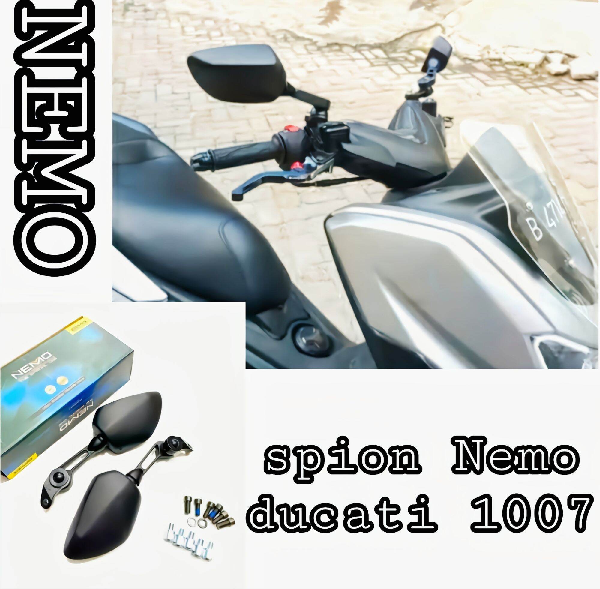 spion Nemo Ducati 1008 1007, NEW VARIO 160 PCX 160 XMAX universal ...