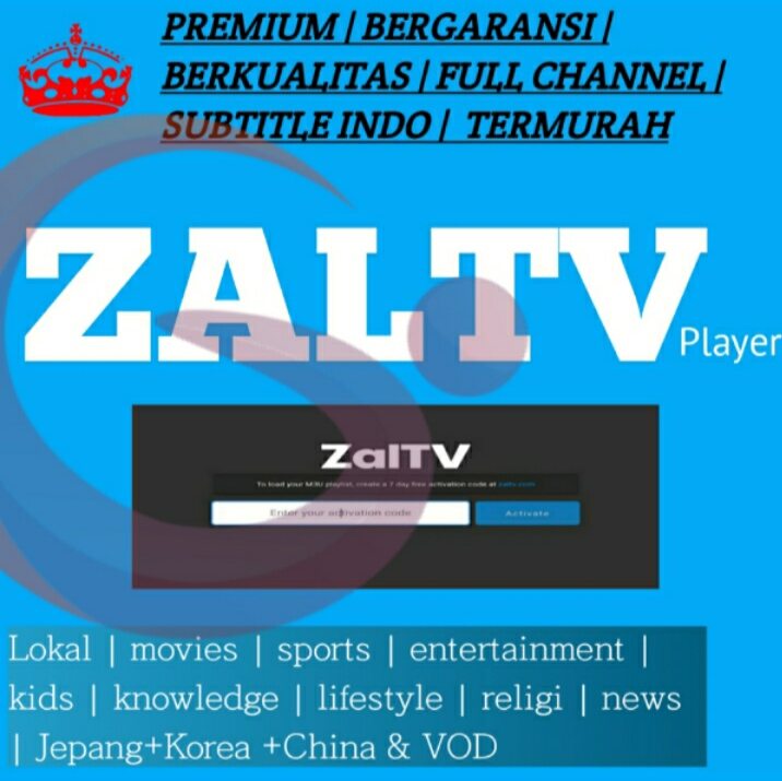ZalTV KODE PREMIUM[ 1Tahun ] | Lazada Indonesia
